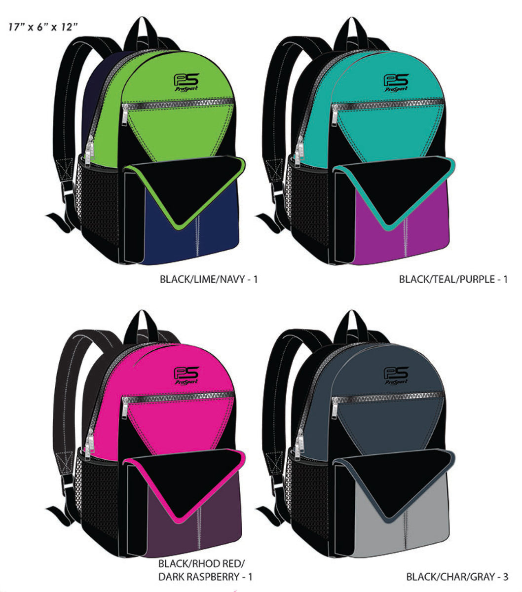 Prosport Assorted Large Backpacks with Velcro Front Pocket – Compass ...
